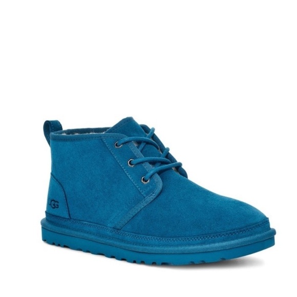 UGG | Shoes | Ugg Neumel Blue Sapphire Suede Mens Boots | Poshmark